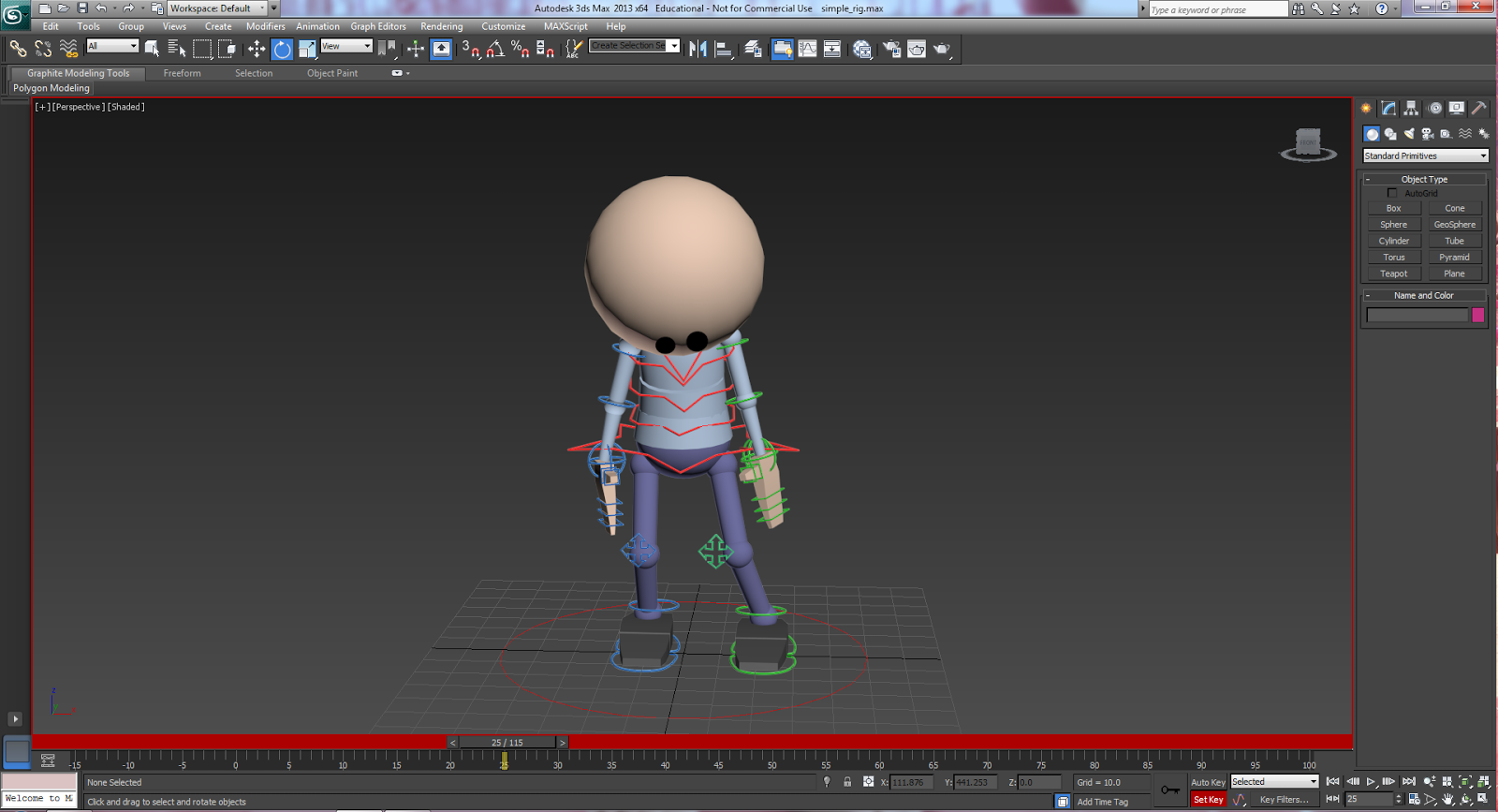 3D Animation For Games: Simple Rigging Poses