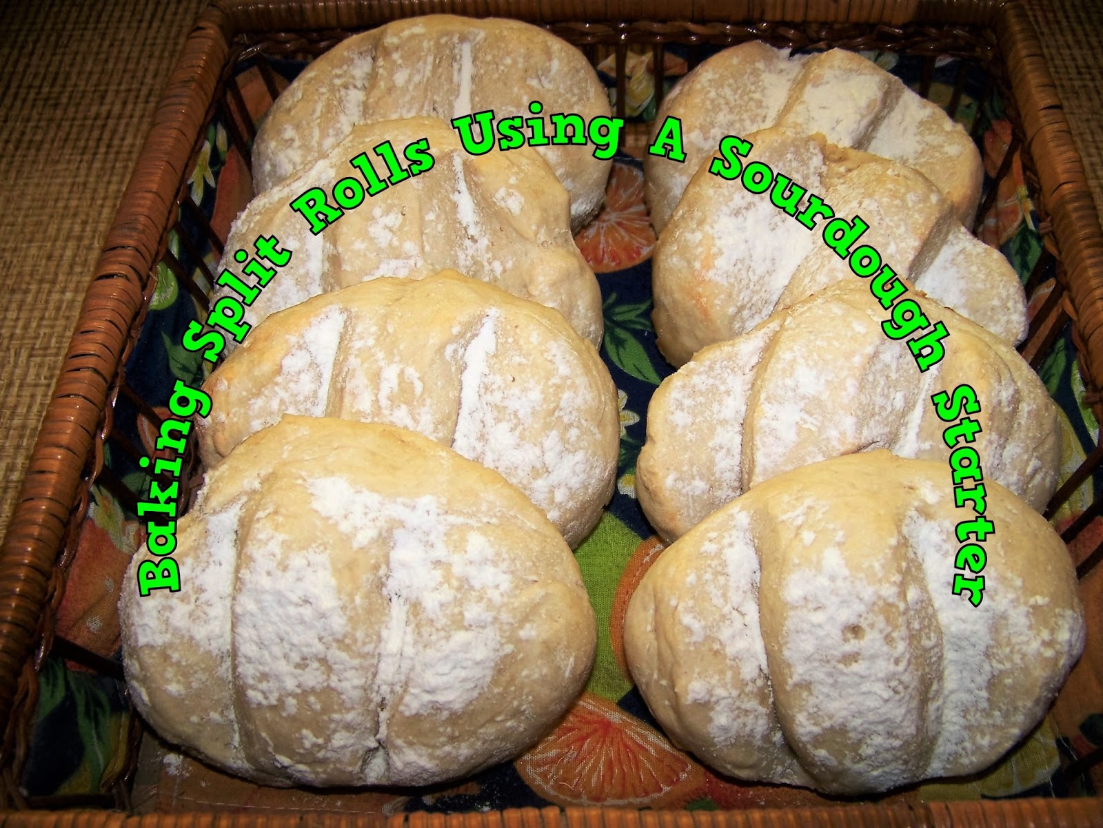 A Pretty Talent Blog: Baking Split Rolls With A Sourdough Starter