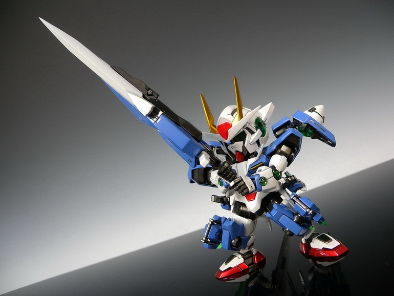 SD GN-0000/7S 00 Gundam Seven Sword Custom Build