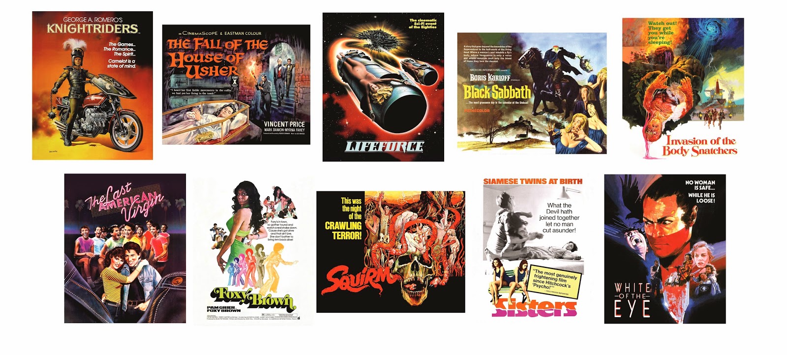 The Video Deck: Arrow Video Postcard Checklist