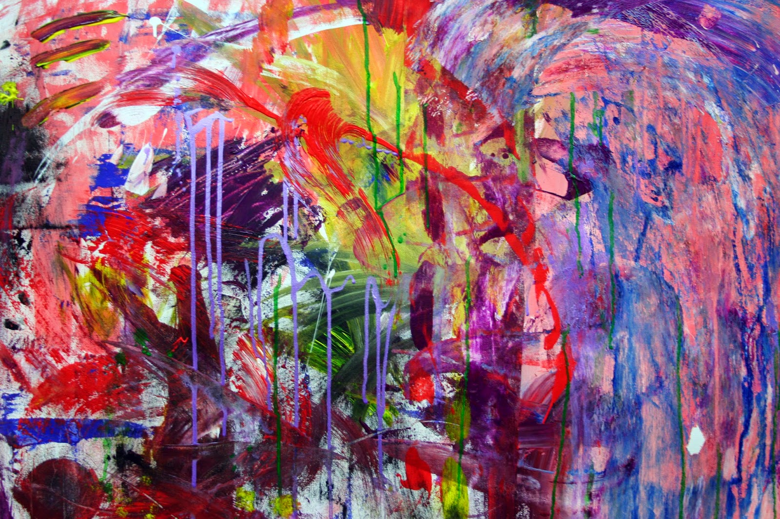 Art shares: Team abstract expressionistic painting