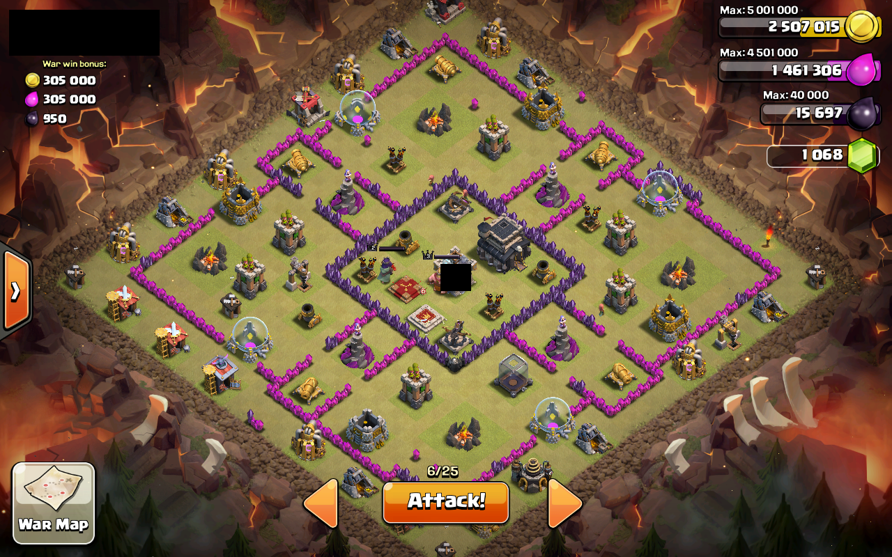 COC BASE 99: TH 9 War Base 35