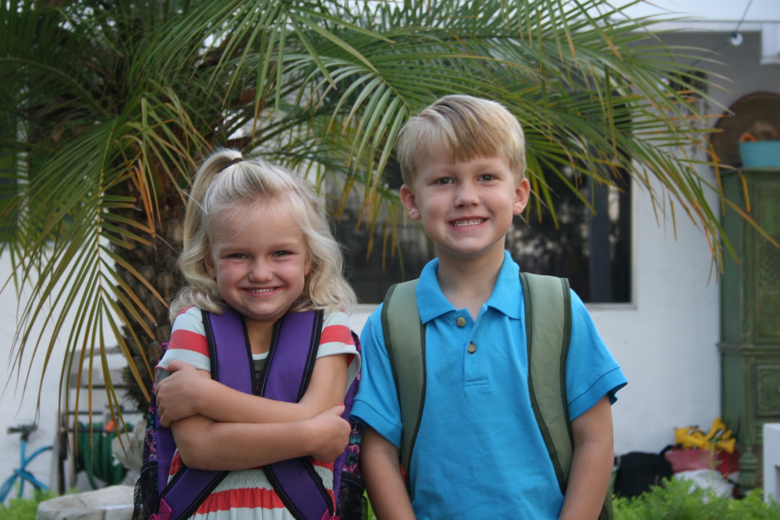 The Starnes Family: First Day - Kindergarten, 1st Grade & 6th Grade