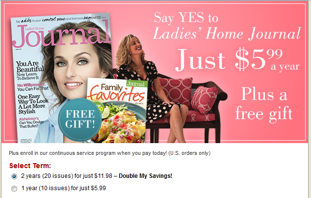 Dead Tree Edition: Old Ladies' Journal Sent to the Home