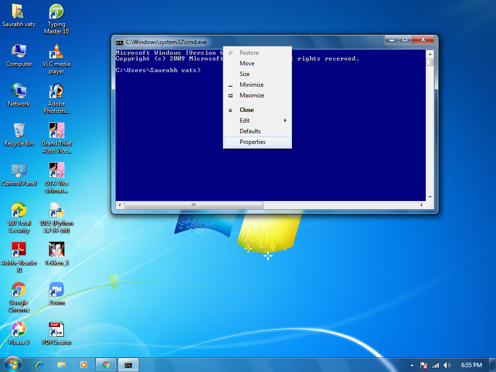 HOW TO CREATE CMD PROMPT FULL SCREEN - Cyber Vats