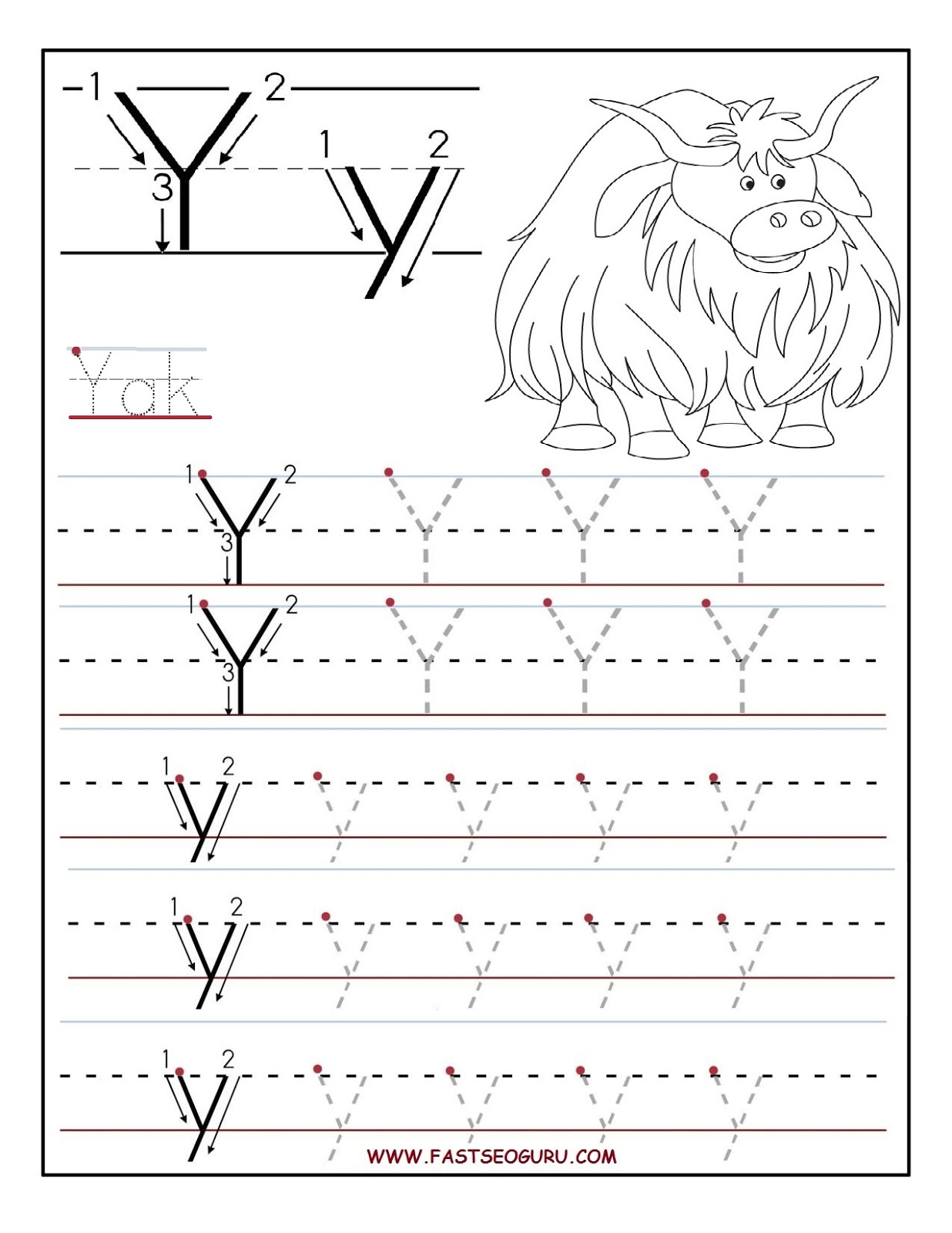 Taska Ummi Ida: Tracing Activity Worksheet