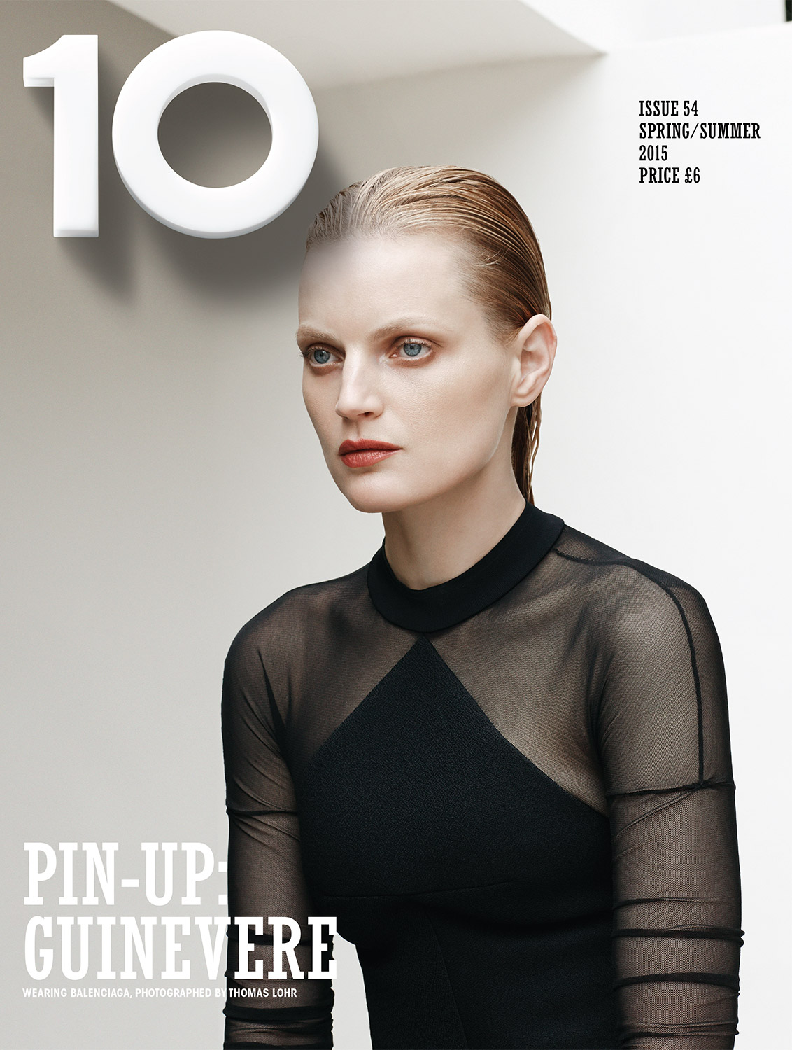 Guinevere van Seenus in 10 Magazine Spring/Summer 2015 by Thomas Lohr