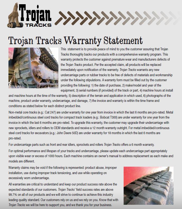 Forklift Tire Company: How to Accurately Measure Rubber Tracks