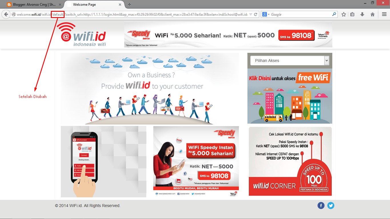 Cara Connect @wifi.id Menggunakan Wifi Indischool@wifi.id ~ Cing Share