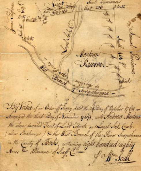 Valley Girl Views: Montour's Reserve - The Beginning of Montoursville, 1768