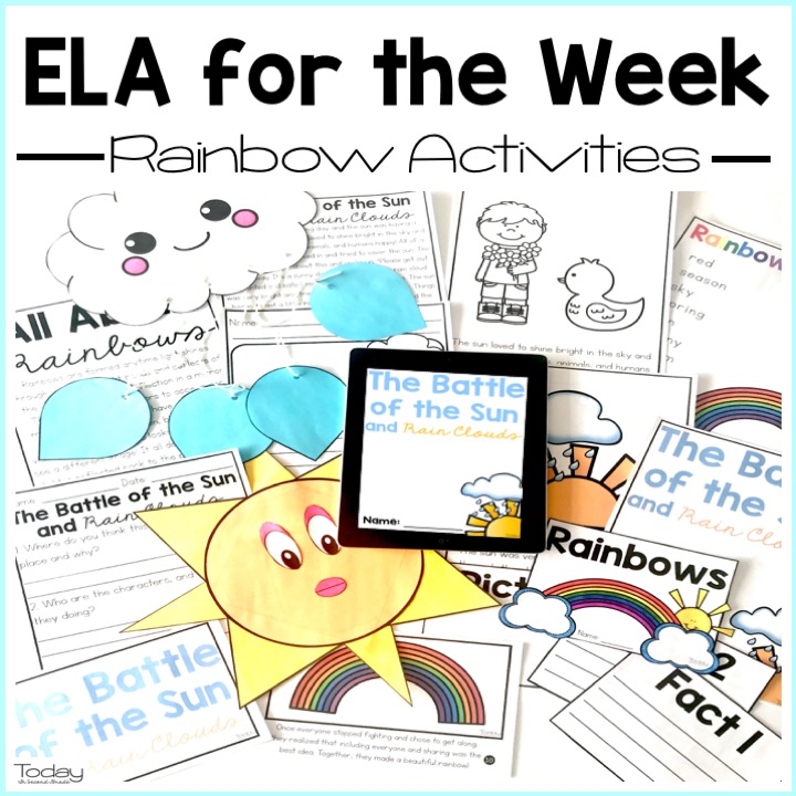 Rainbow Freebie - Today in Second Grade