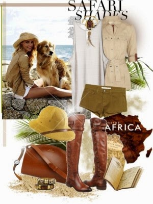 My Fashion Blogging: SAFARI STYLE FOR STYLISH WOMAN - SUMMER 2015