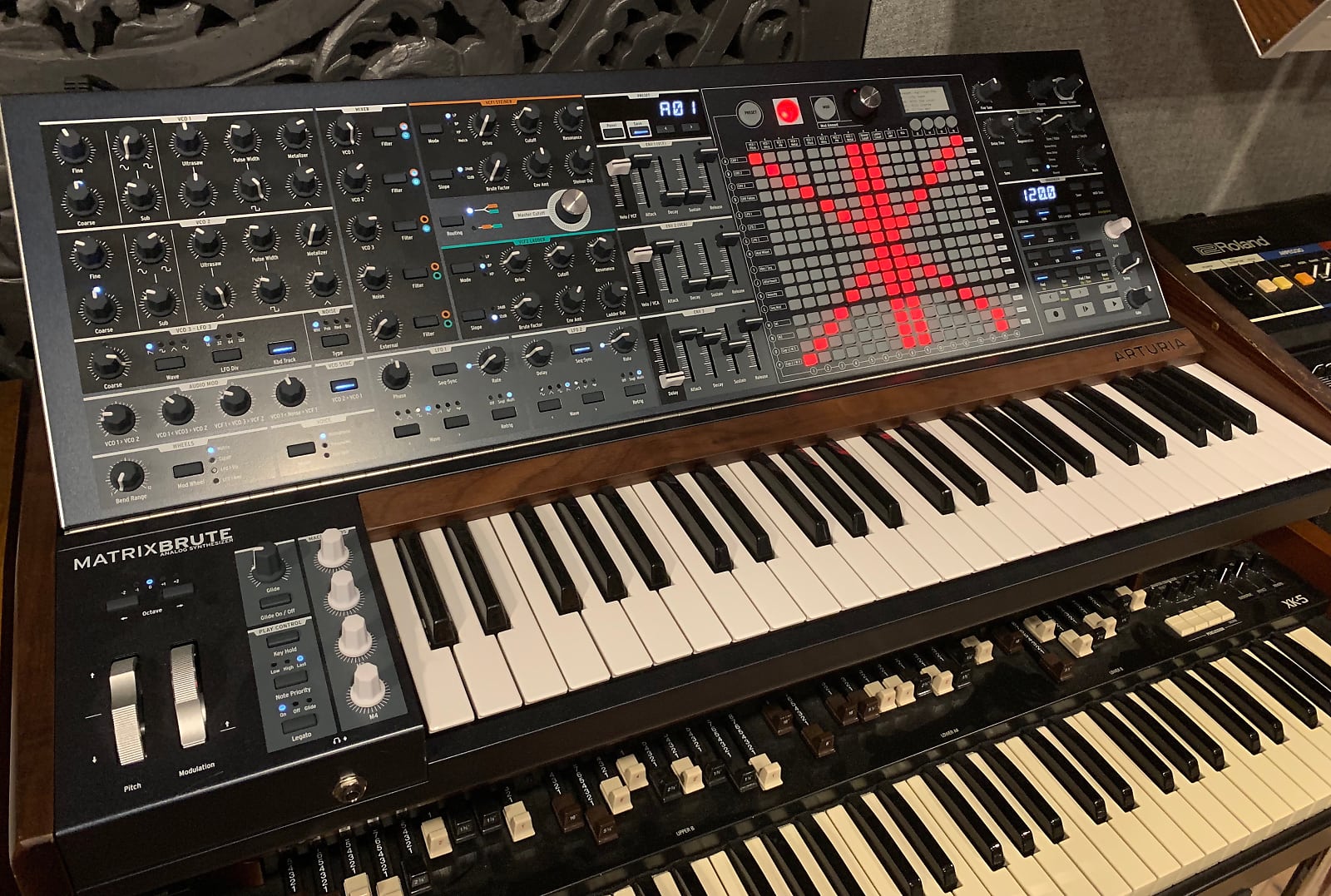 MATRIXSYNTH: Arturia MatrixBrute Analog Synthesizer - Union Jack