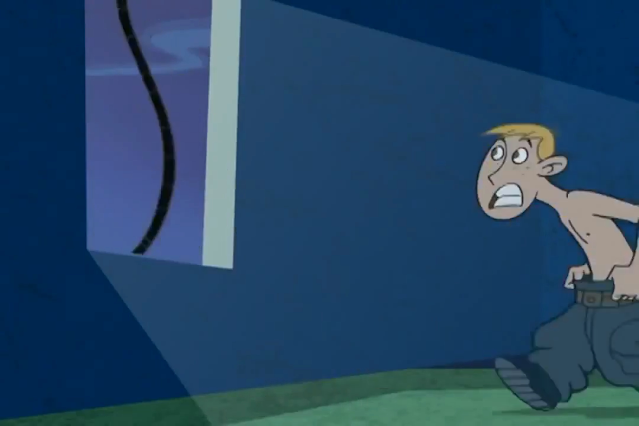 Shirtless Drawn Cartoon Boys & Men: Ron Stoppable in Boxers 4