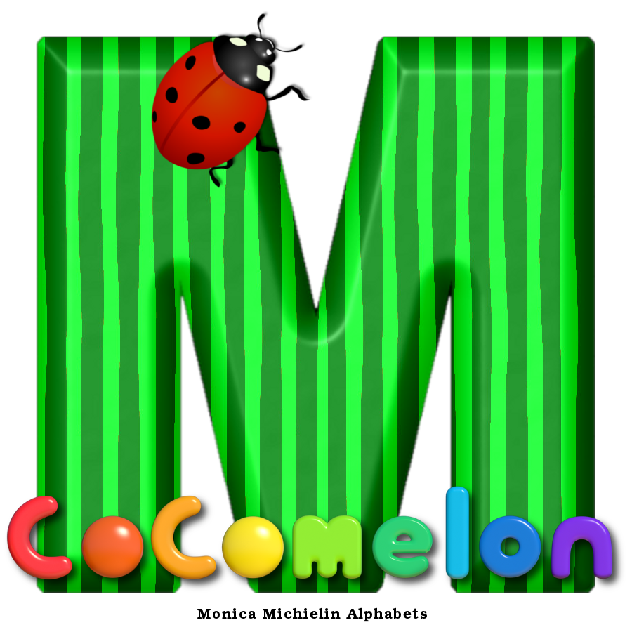 M. Michielin Alphabets: COCOMELON WATERMELON LADYBUG ALPHABET LETTERS ...