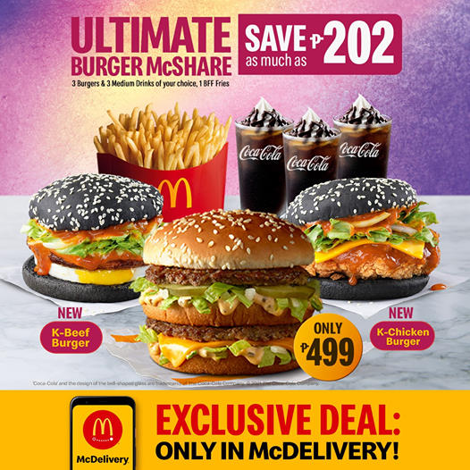 Manila Shopper: McDo K-Burgers Bundle Promo