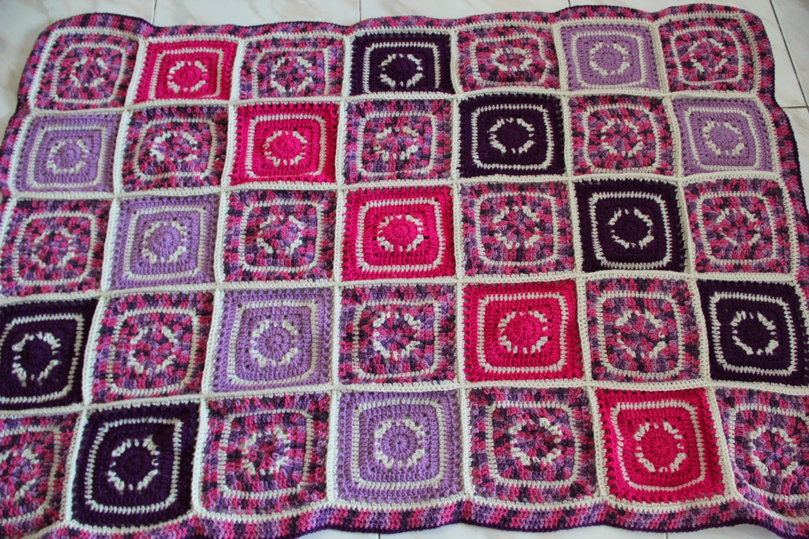 Crochet Collectables: Purple passion Afghan
