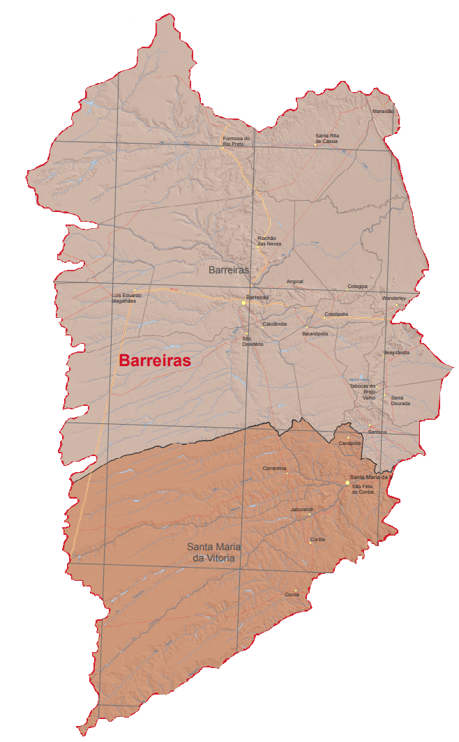 Regiões Geográficas Intermediárias da Bahia