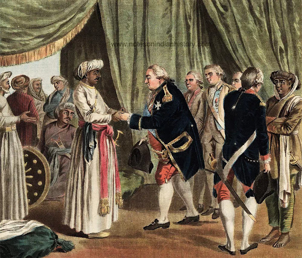 Some Portraits of Mysore Nawab Hyder Ali Khan