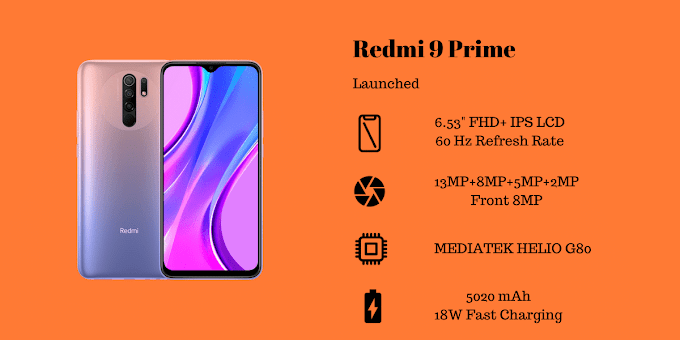 Redmi 9 Prime With 5,020mAh Battery, MediaTek Helio G80 SoC Launched in ...