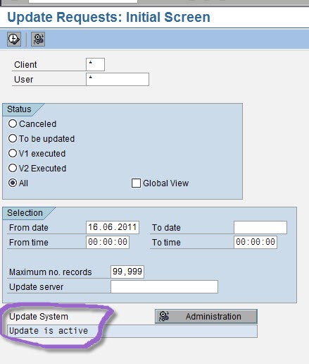 SAP Basis Tutorials: Update got deactivated. What are the reasons for ...