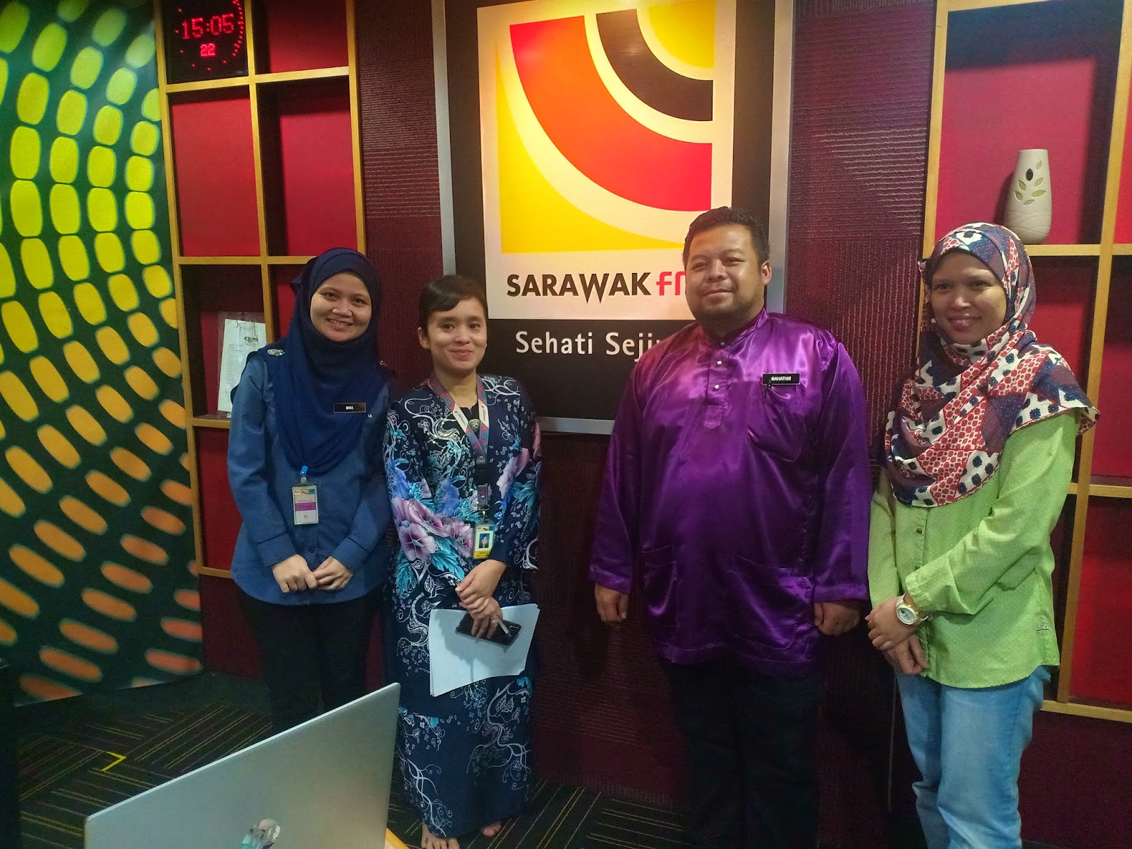On Air di Radio RTM & Swasta di Sarawak