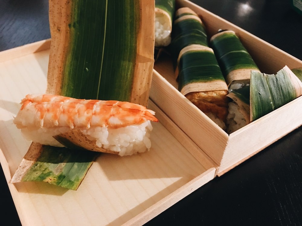 Sasamaki Kenuki Sushi, one of the oldest sushi shops in Tokyo