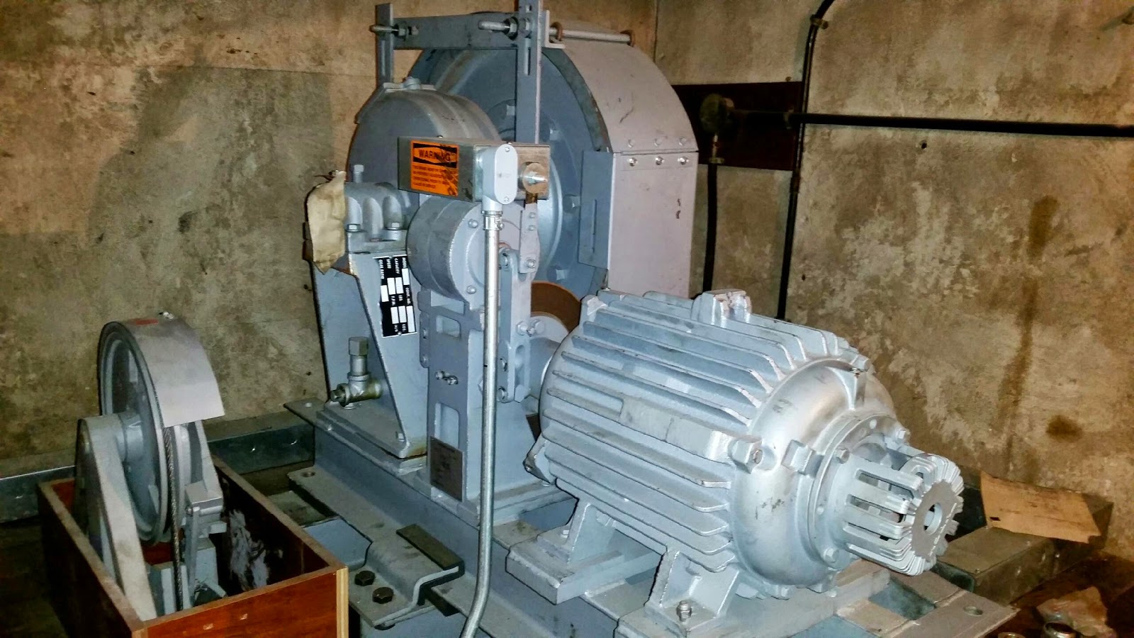 L.A. Elavator: L.A. Elevator installed this Motor and Control Box over ...