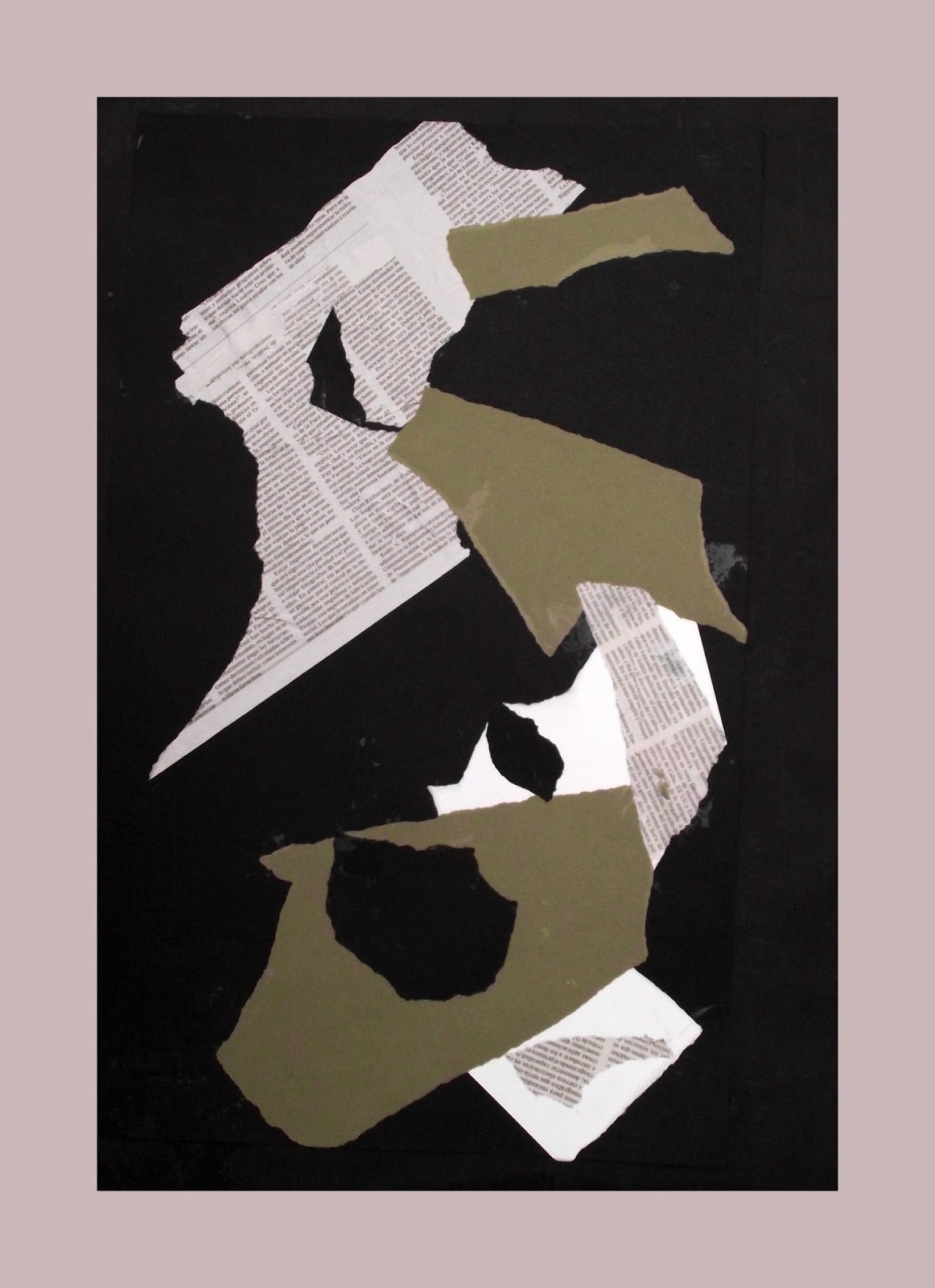 MIS CUADROS (Pintura abstracta): COLLAGES 2008