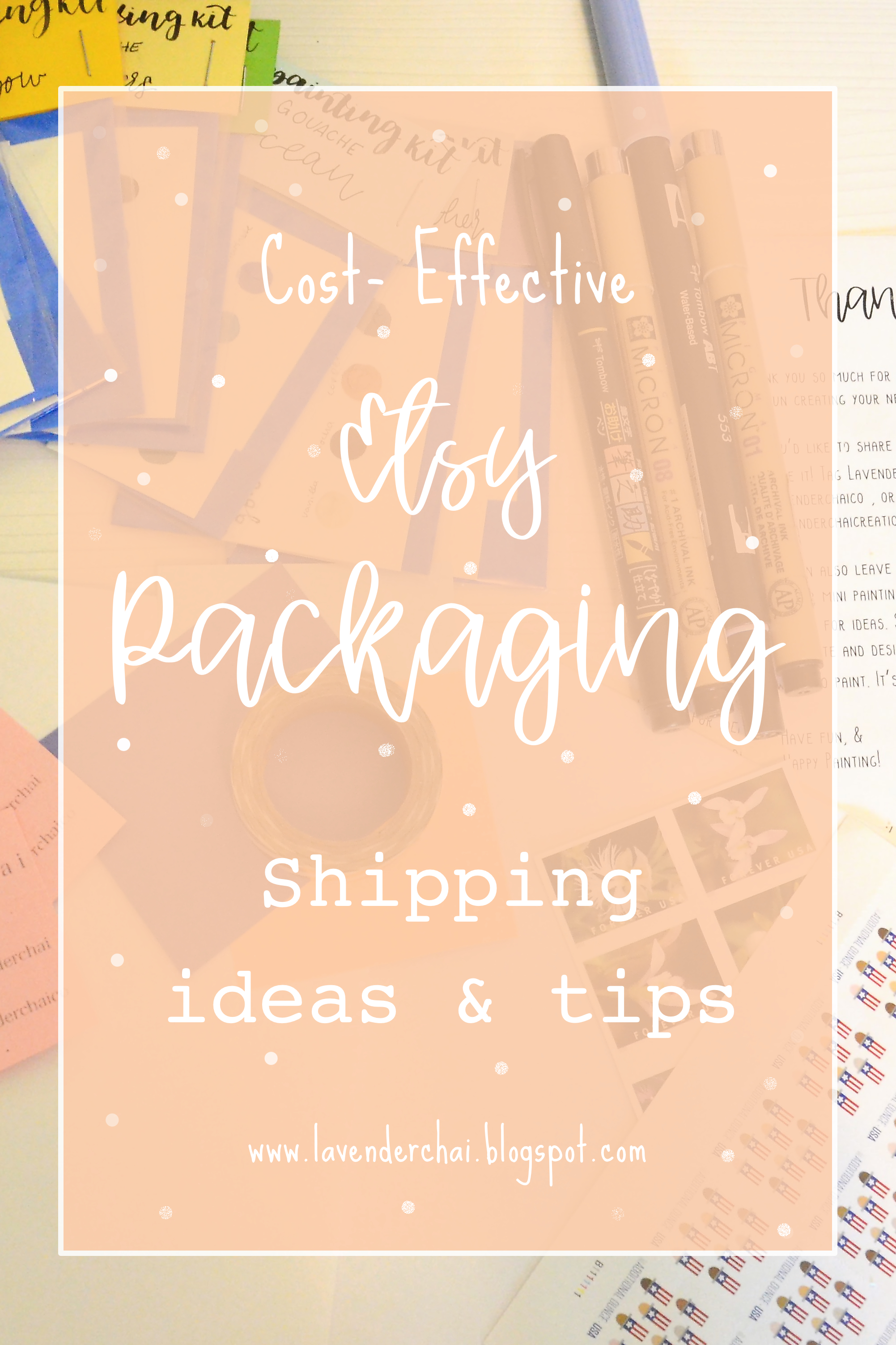 How I Pack Etsy Orders- Ideas & Tips