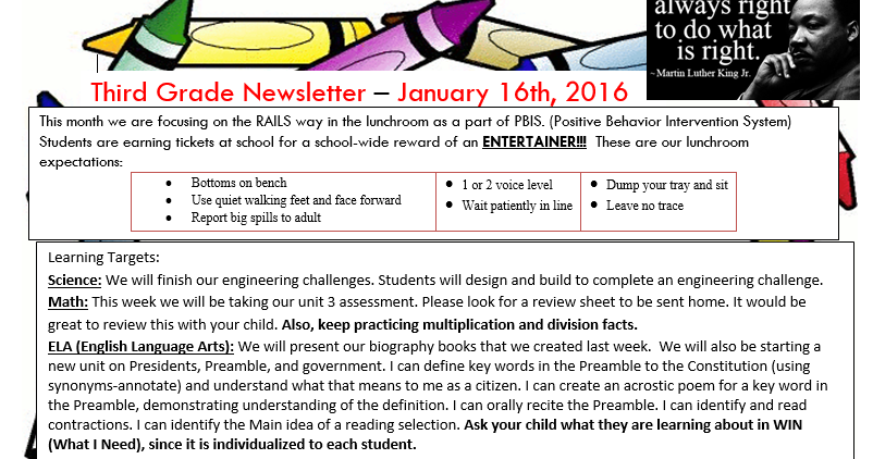 Mrs. Smith's classroom blog: A Wonderful Week