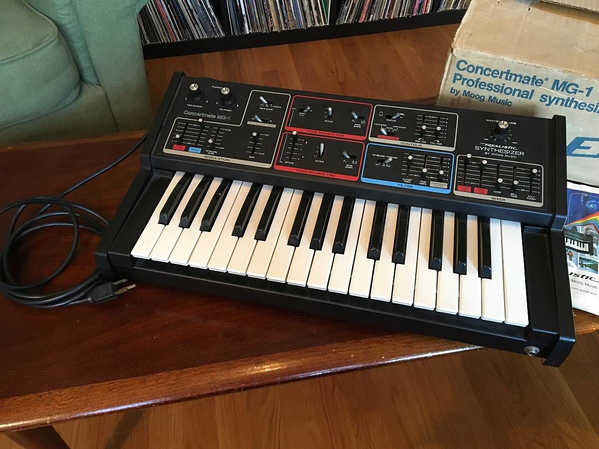 MATRIXSYNTH: Moog Realistic Concertmate MG-1 1981 Black