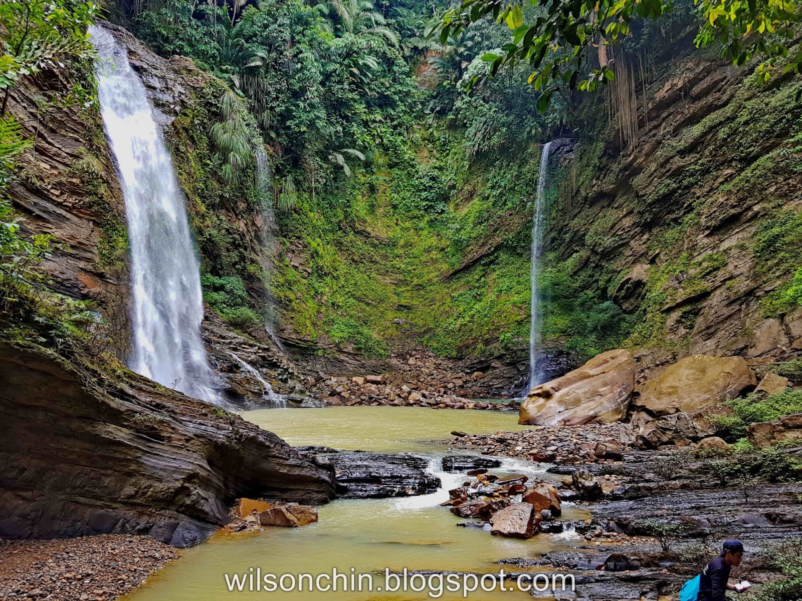 The Keluan Waterfall a Triple Mega Direct Drop Waterfalls | Ulu Baram ...