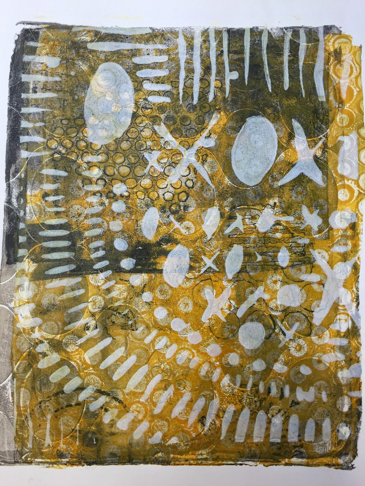eyecre8art: Gelli printing