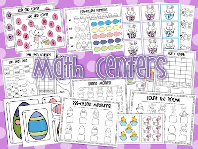 Mrs. Ricca's Kindergarten: Easter Centers + FREEBIE
