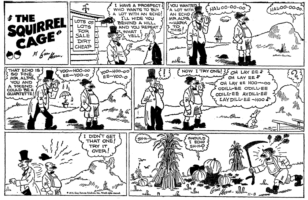 Screwball Comics: Gene Ahern's First Squirrel Cages and the Birth of ...