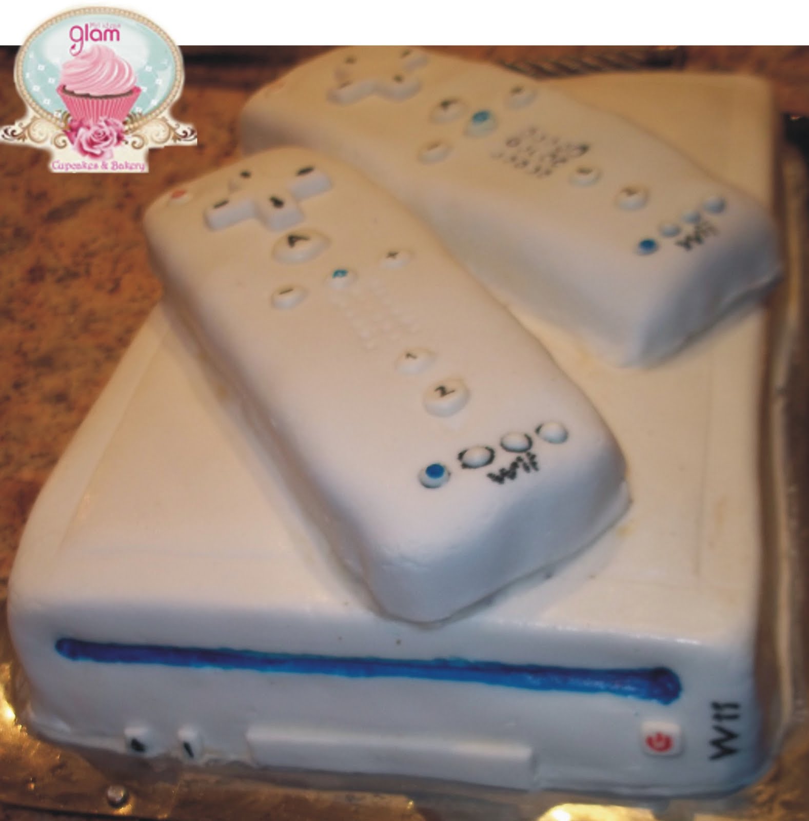 Mil ideas Glam: Wii Cake
