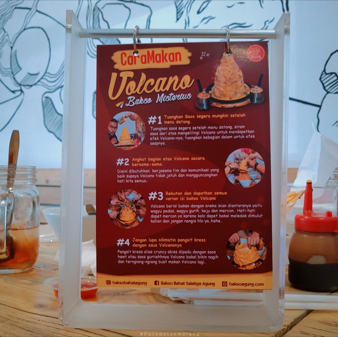 Volcano Bakso Misterius, Menu Unik dan Kekinian dari Restoran Bakso Agung