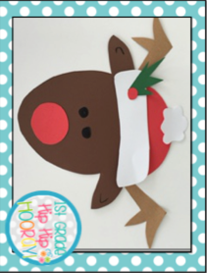 1st Grade Hip Hip Hooray!: December Writing Page Toppers