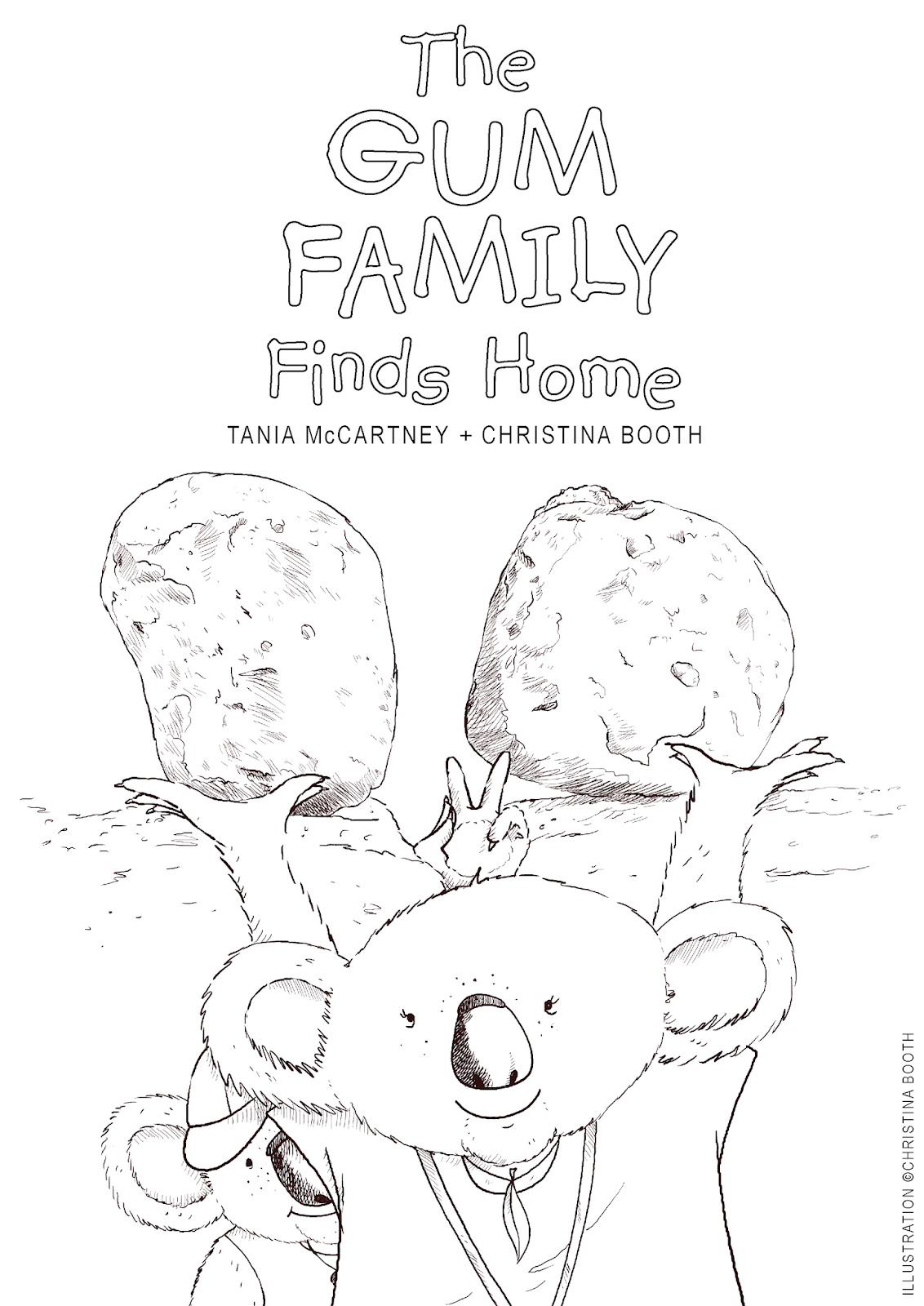 Tania McCartney Blog: The Gum Family printables for kids