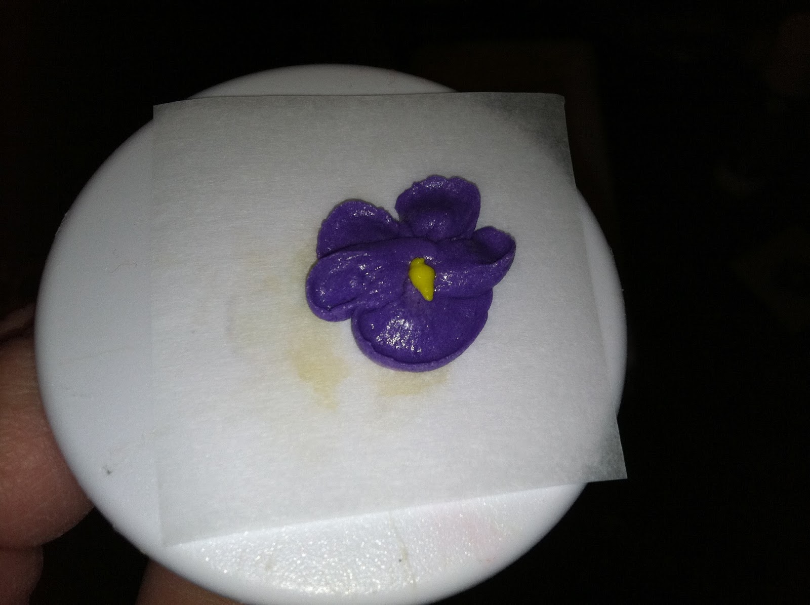 The Iced Queen: Another Royal Icing Violet