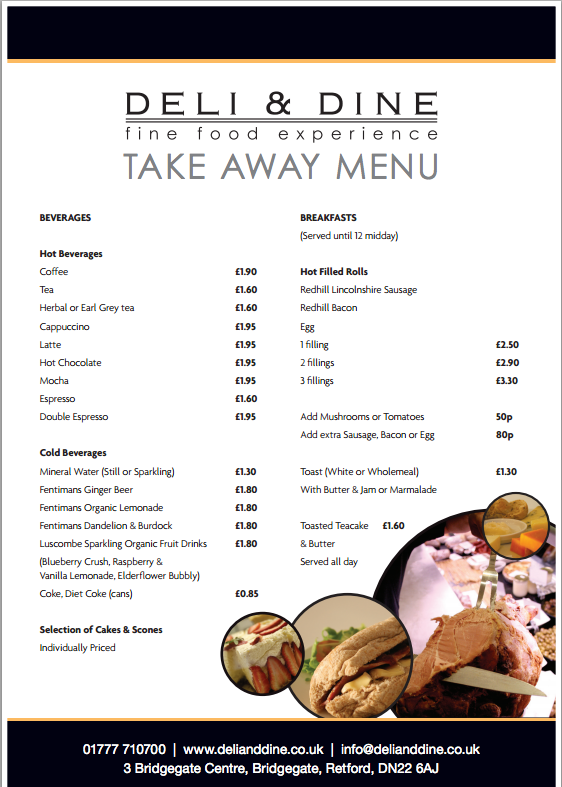 Final Major Project: Deli Menus