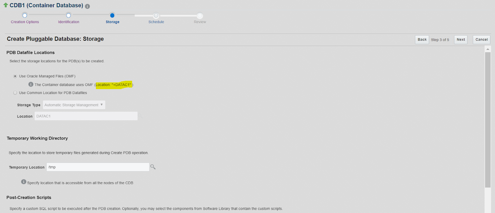Oracle Dba Quick Notes Creating Pluggable Database Using Oem