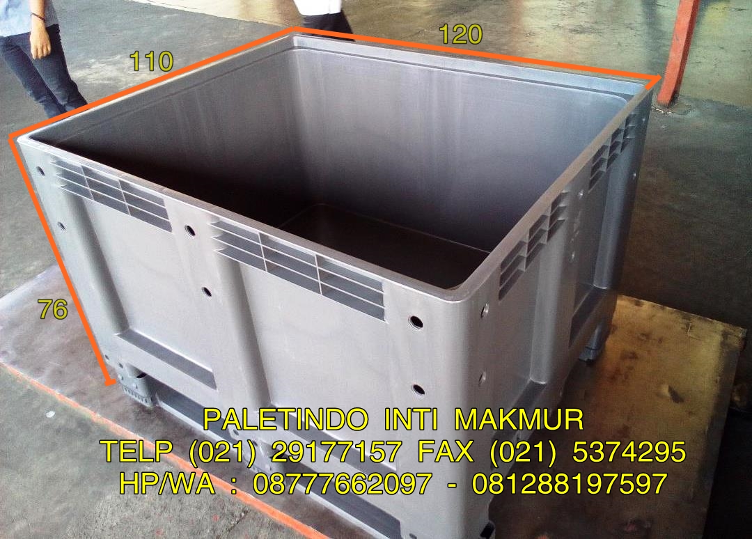 CV. PALETINDO INTI MAKMUR : [New] Container Plastik Jumbo 120 x 110 x ...