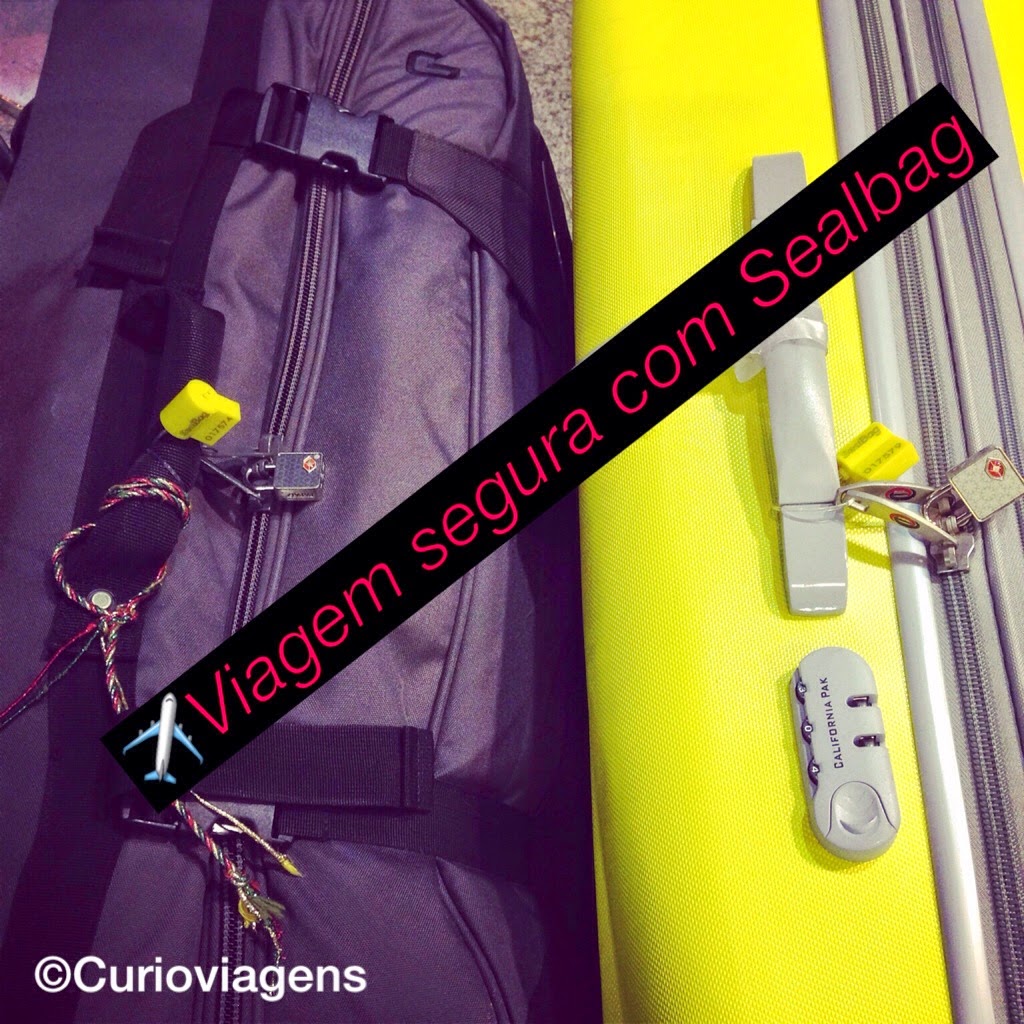 Lacres Sealbag deixa suas malas seguras e você viaja tranquilo. - Love ...