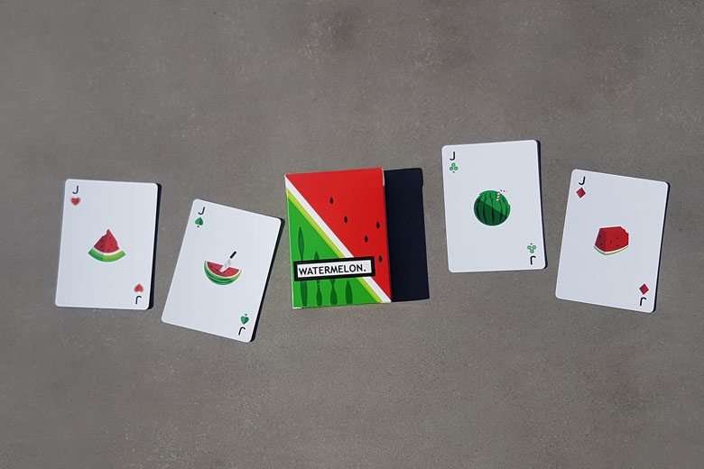 First Look: Watermelon Playing Cards by Flaminko Playing Cards