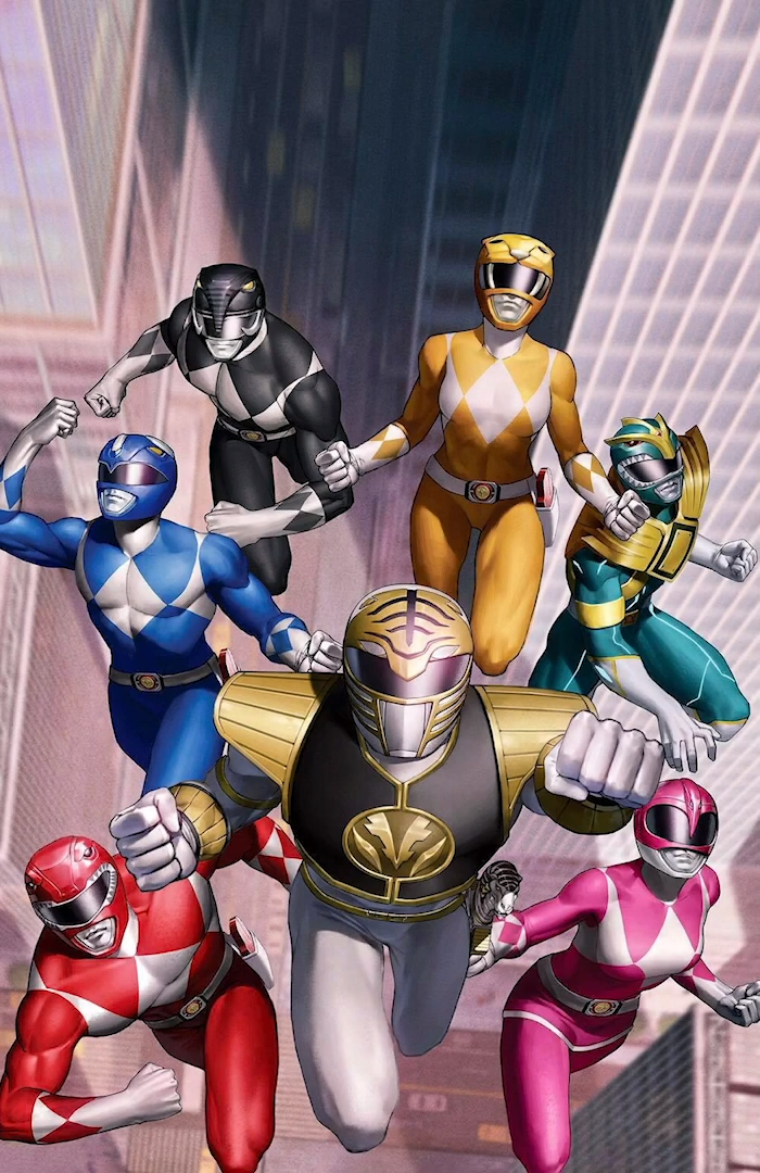 Reveladas as capas variantes de Mighty Morphin #1, novo quadrinho de ...