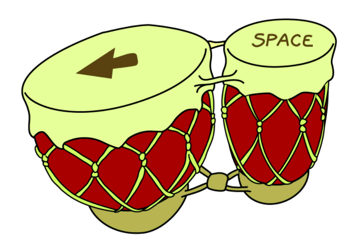 4 Instrumentos Musicais Virtuais - para sala de aula virtual - Clave de C