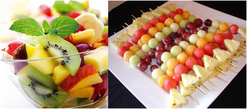 In en om die huis: Vrugte op die kerstafel - 'n Somer kersfees idee