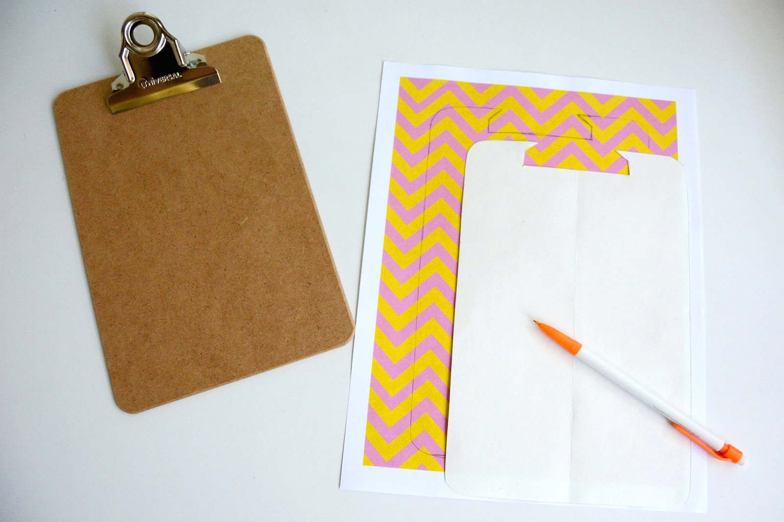 Aesthetic Nest: Craft: Papered Clipboard (Tutorial and Template)